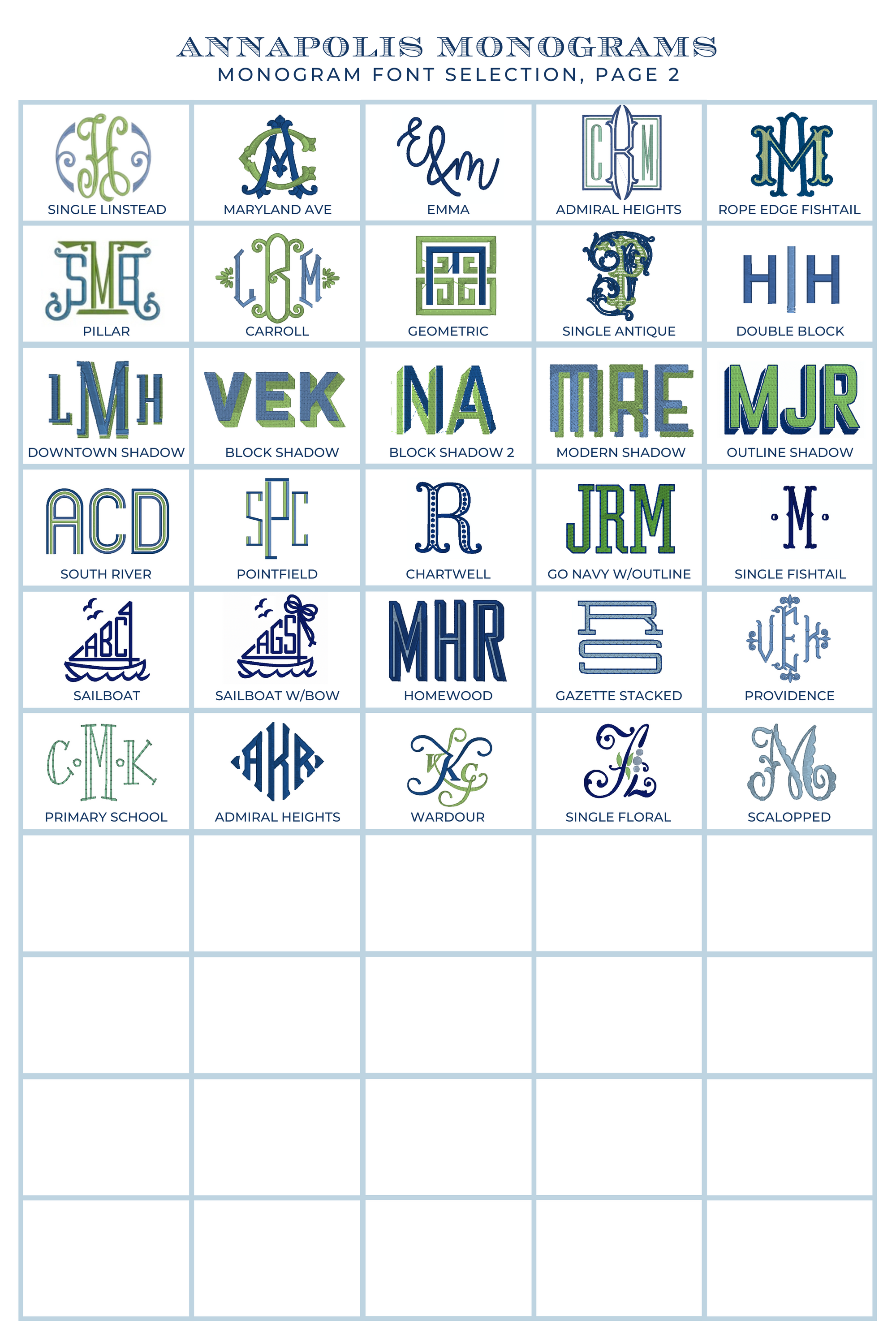 Monogram Options & Etiquette Guide – annapolismonograms